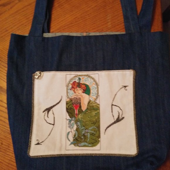 Self-made and hand-made | Bags | Handcrafted Cross Stitch Tote Bags ...